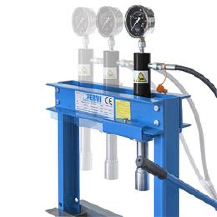 Fervi P001/12 Pressa manuale idraulica 12T | Ferramenta Carozzi S.R.L.