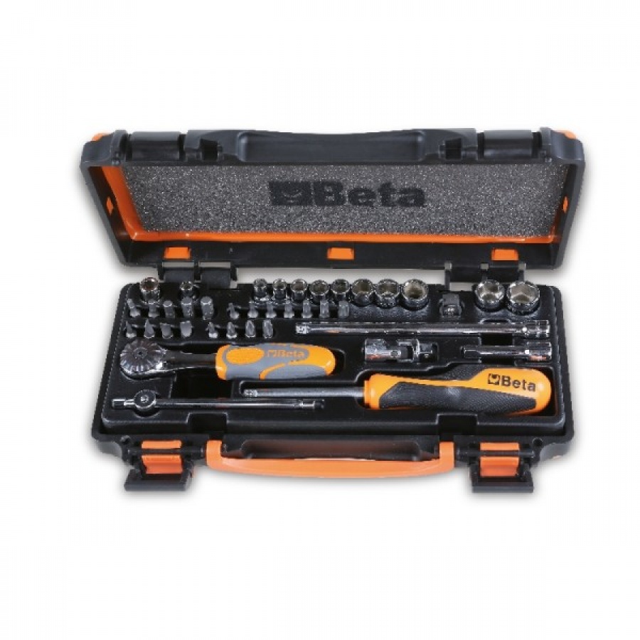 Beta 900/C11Z Assortimento di bussole 1/4" ed inserti in valigetta 39 ...