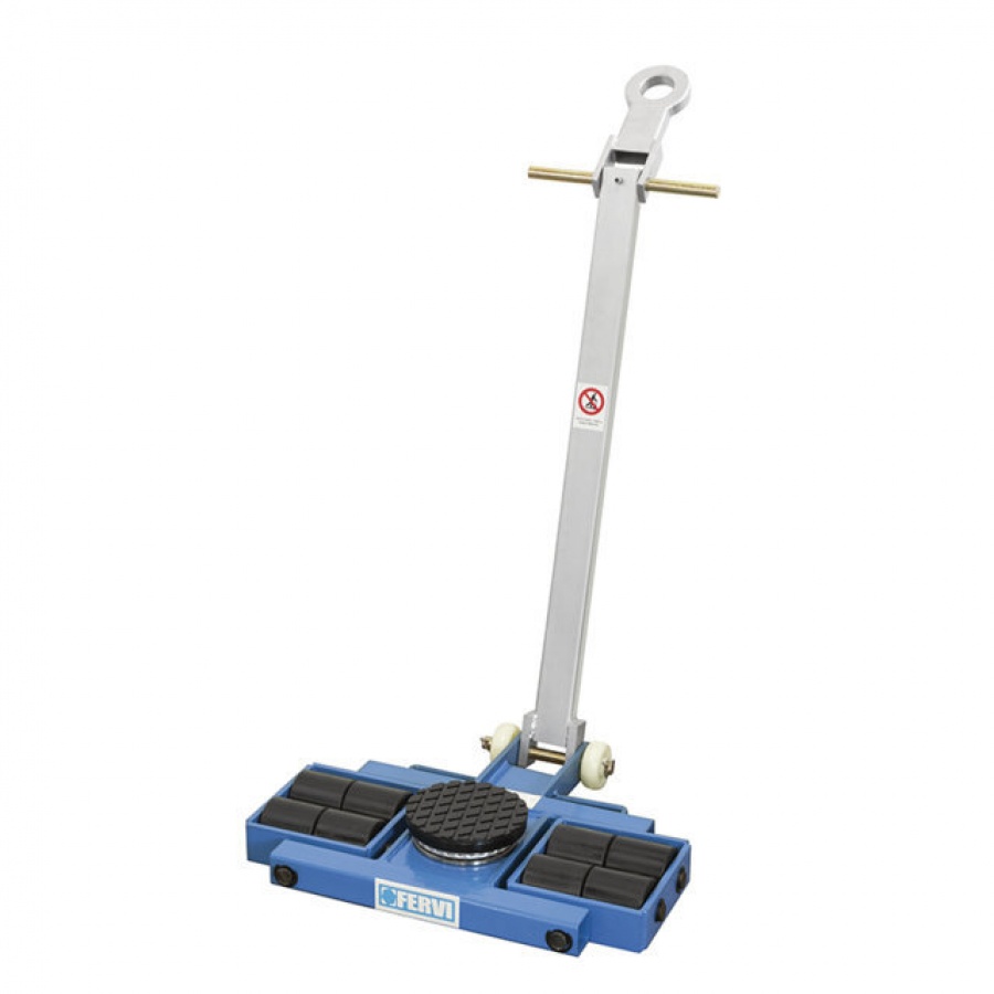 Fervi 0654/12L Carrello da trasporto con occhiello per traino 12 ton ...