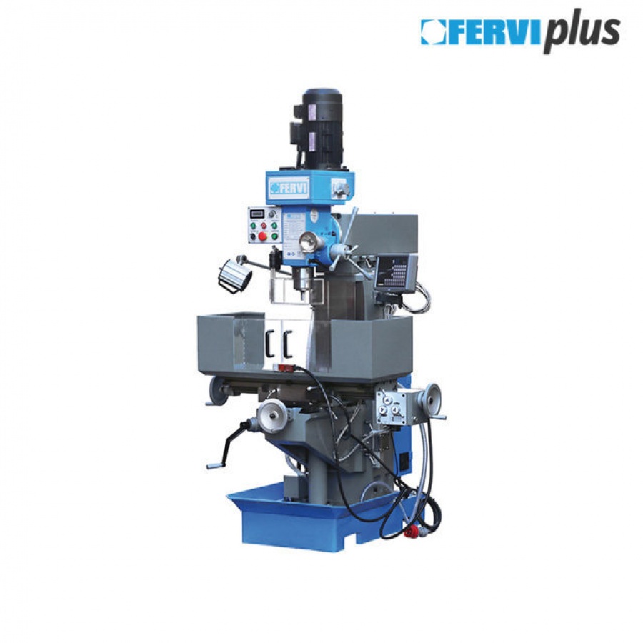 Fervi F050I Fresatrice verticale a testa veloce con inverter ...