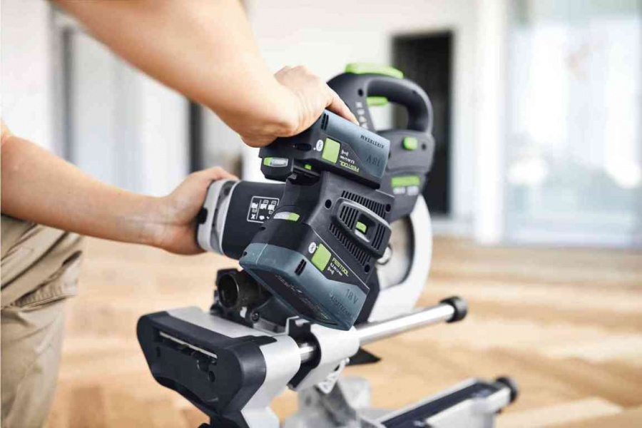Festool KSC 60 EB 5,0 I-UG-Set Troncatrice radiale a batteria KAPEX 36 ...
