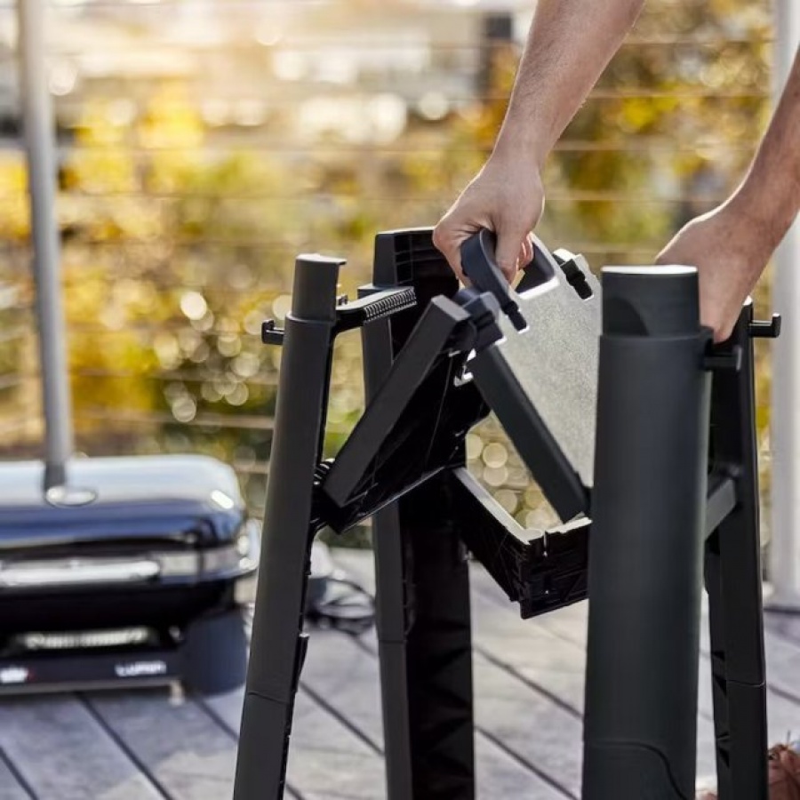 Weber Lumin Compact Black Stand Barbecue elettrico con supporto ...