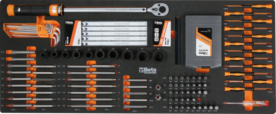 Beta BW MS85 Termoformato morbido con assortimento 235 Pz. | Ferramenta Carozzi S.R.L.