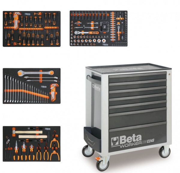 Beta BW C24S G7 Cassettiera mobile 7 cassetti | Ferramenta Carozzi S.R.L.