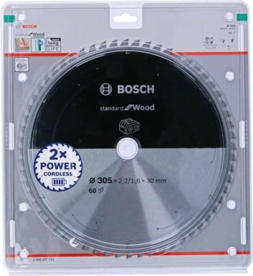 Bosch Standard for Wood Lama per troncatrice 305x30 mm per legno | Ferramenta Carozzi S.R.L.