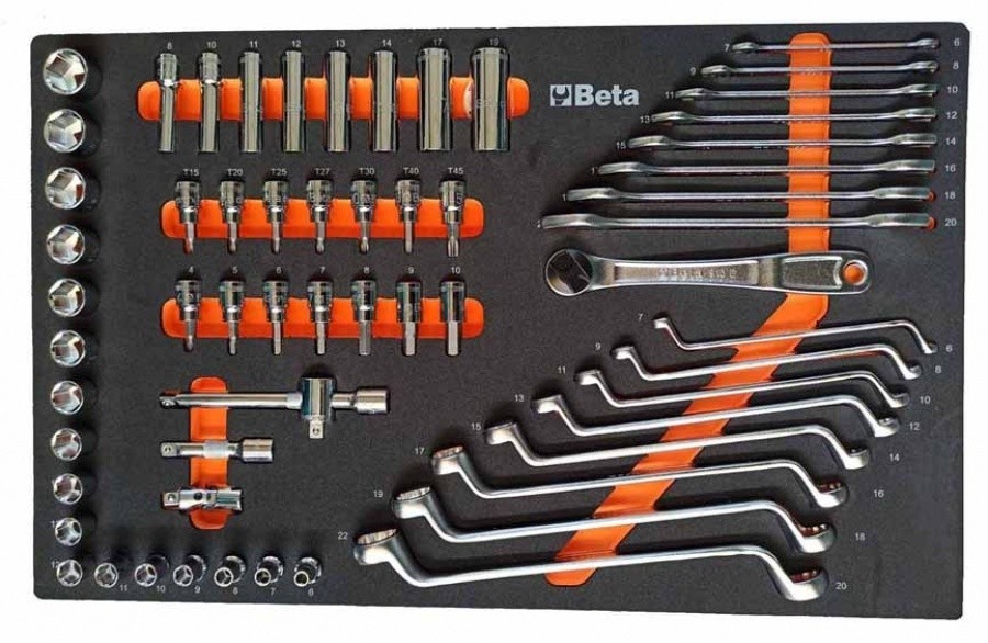 Beta RSC24/6-A Cassettiera antracite con assortimento in termoformati ...