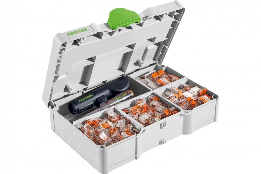 Festool SYS3 S 76-WAGO-Set Kit di terminali Wago con Systainer ...