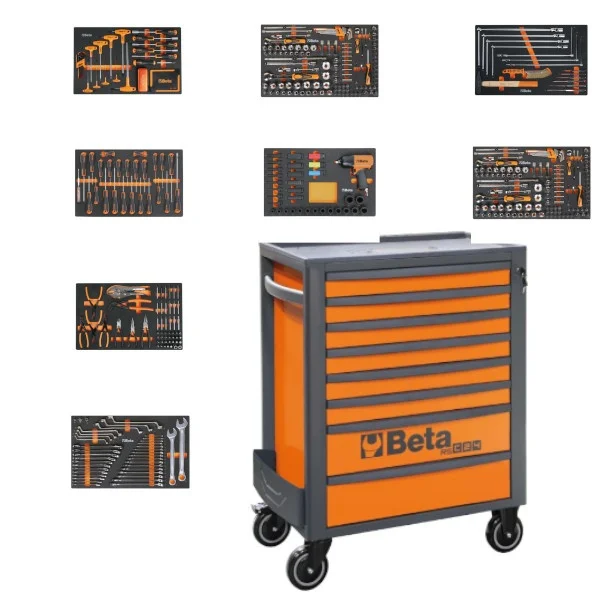Beta 2400 RSC24/8-7M VA Cassettiera mobile 8 cassetti con assortimento ...